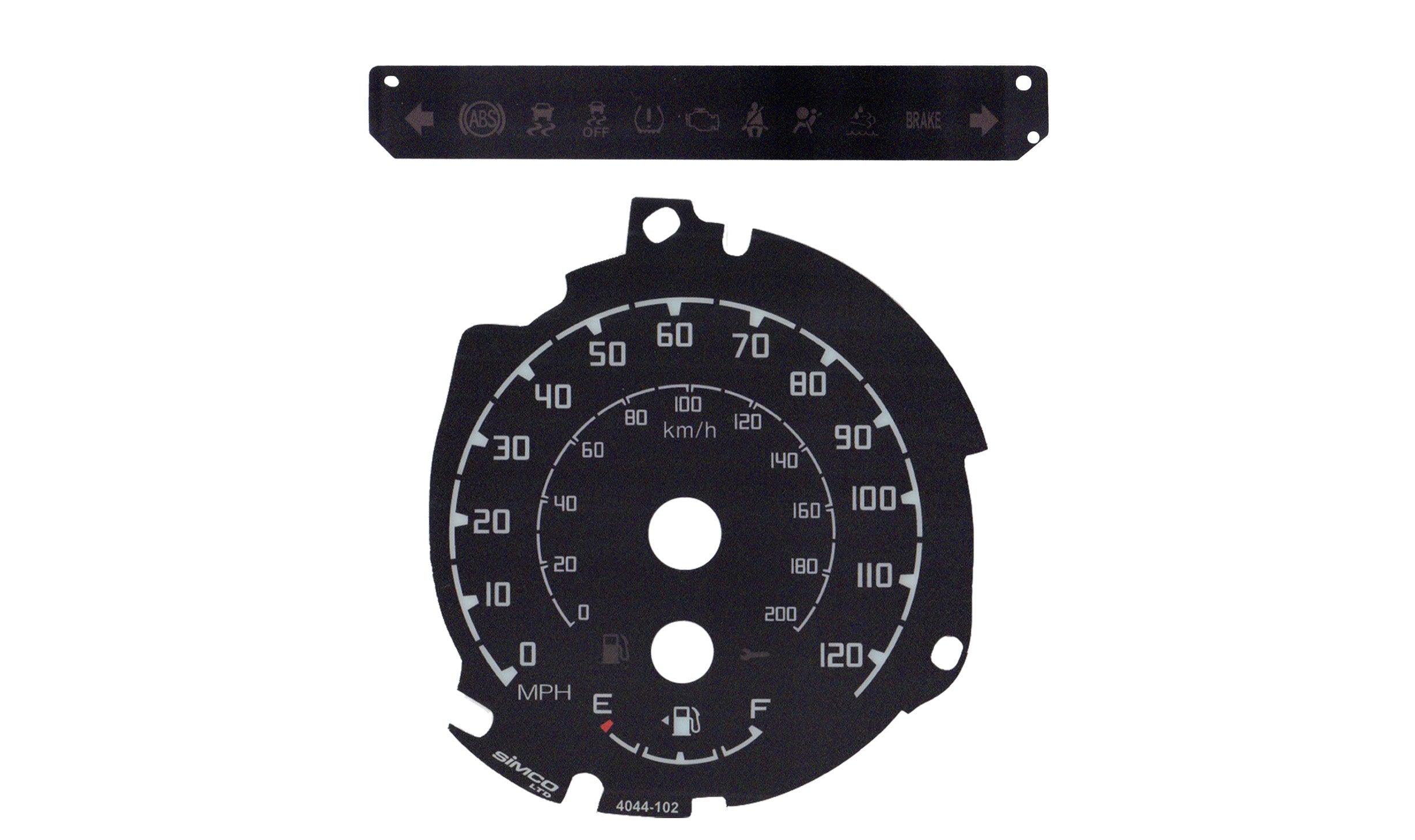 Premium Gauge Face Overlays - Ford Ranger (2019+) – Simco Store