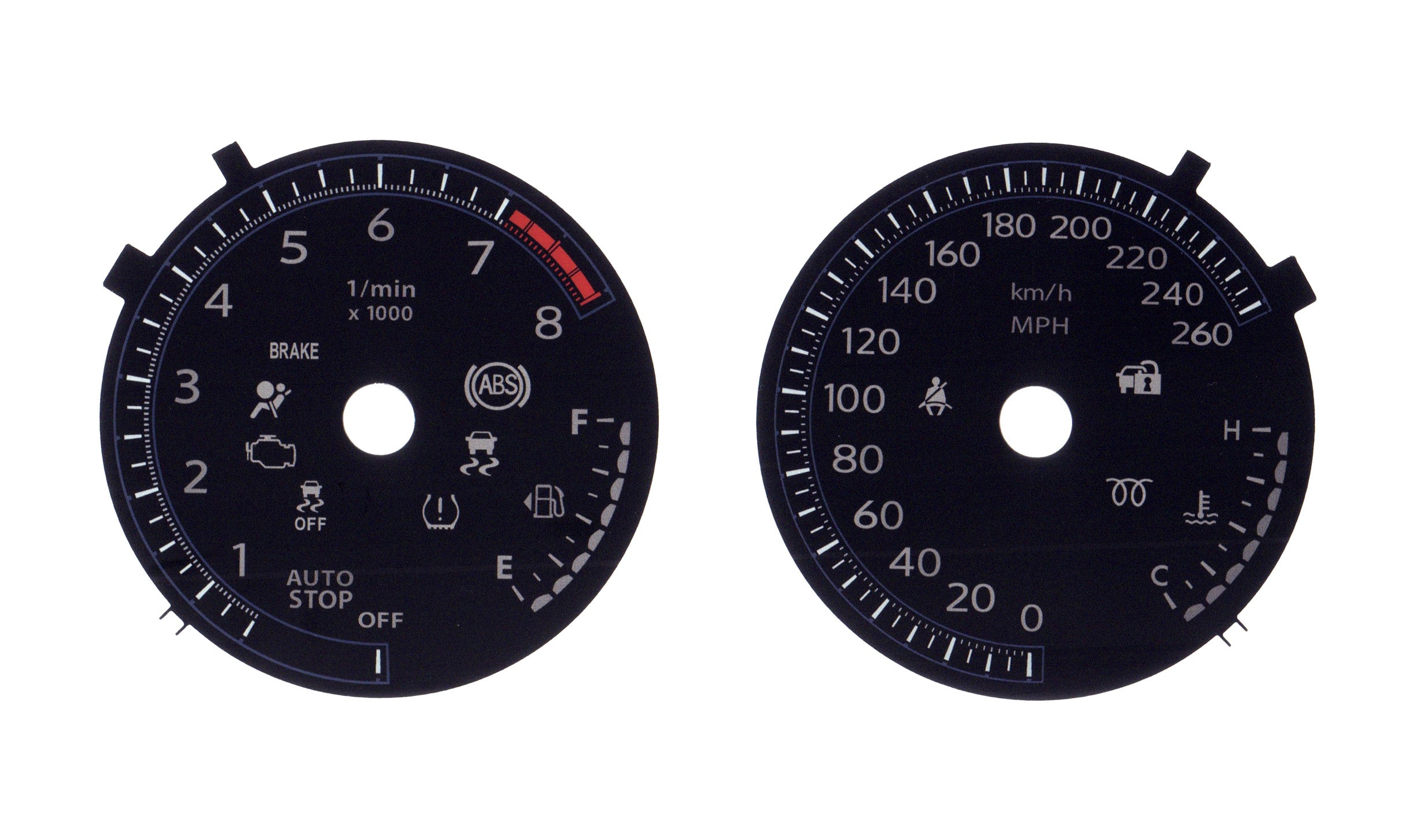 Premium Gauge Face Overlays - Cadillac XT5 (2022) – Simco Store